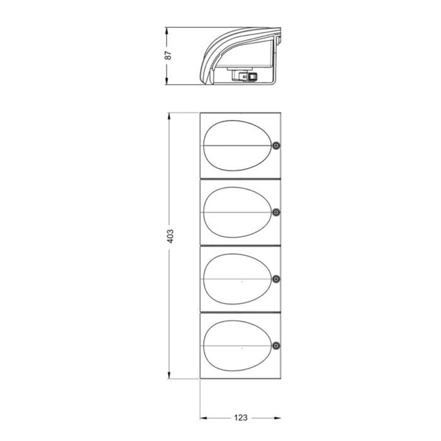 Luz modular de frenado y de posición BRS 810 - Trigano Accesorios